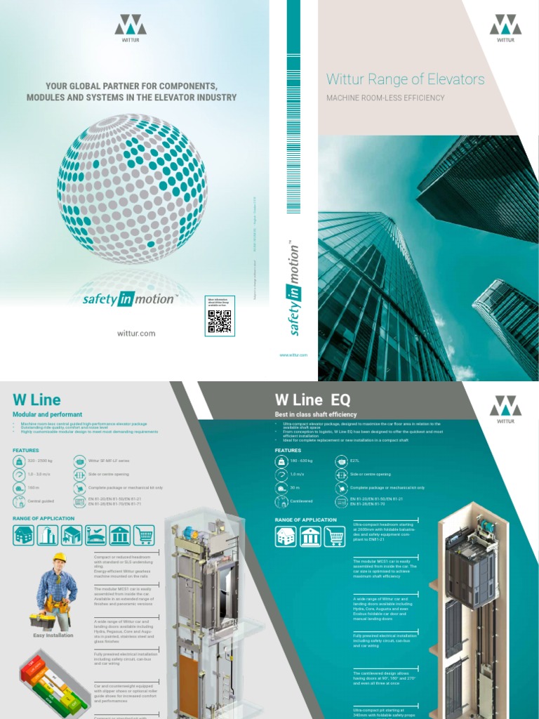Wittur Range of Elevators: Your Global Partner For Components, Modules ...