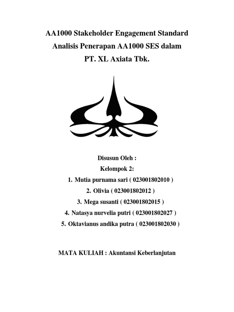 Penerapan AA1000 SES di XL Axiata | PDF