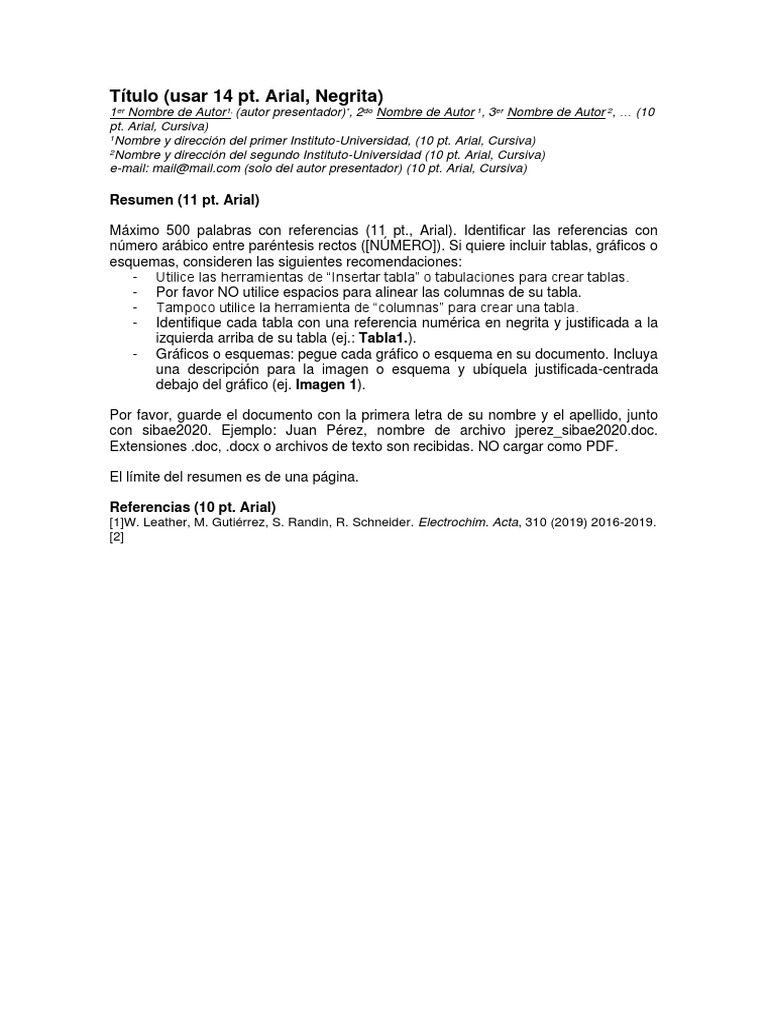 SIBAE - Reglamento Trabajos Libres - ES | PDF