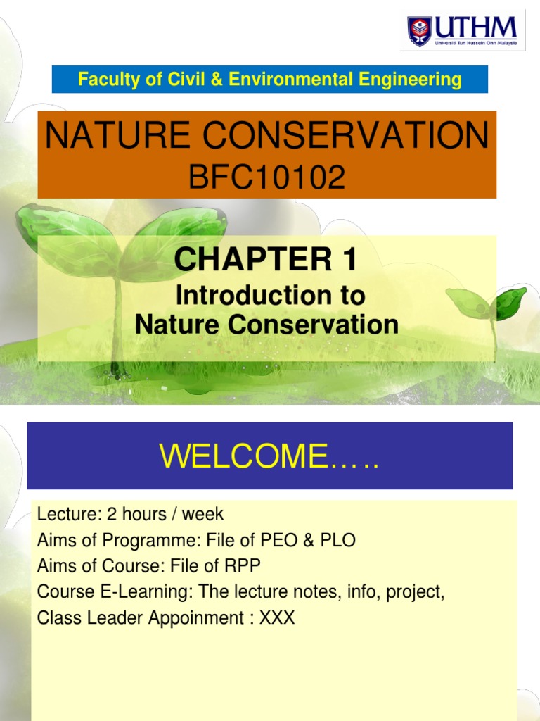 Introduction to Nature Conservation | PDF | Biodiversity | Space Debris