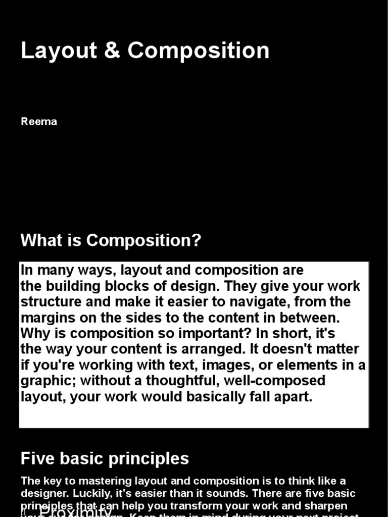 Mastering Layout & Composition Principles | PDF | Career & Growth