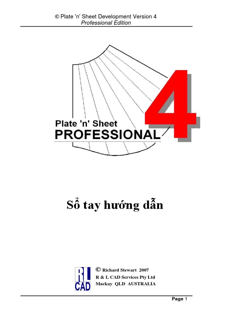 Huong dan phan mem Plate n Sheet V4 (tiếng Việt) | PDF