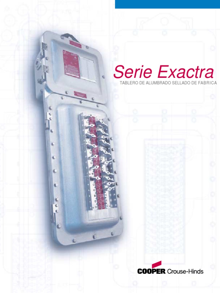 Serie - Exactra Tablero Alumb Area Peligrosa | PDF | Tornillo | Cobre