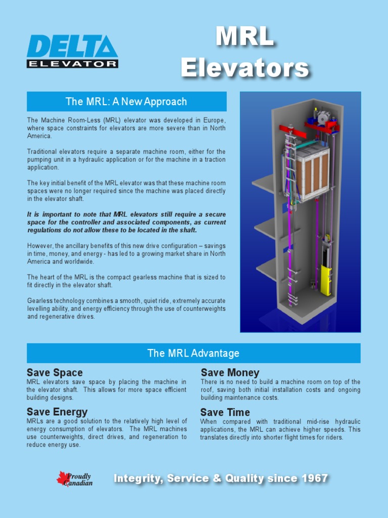 MRL Brochure 2018 | PDF | Elevator | Door