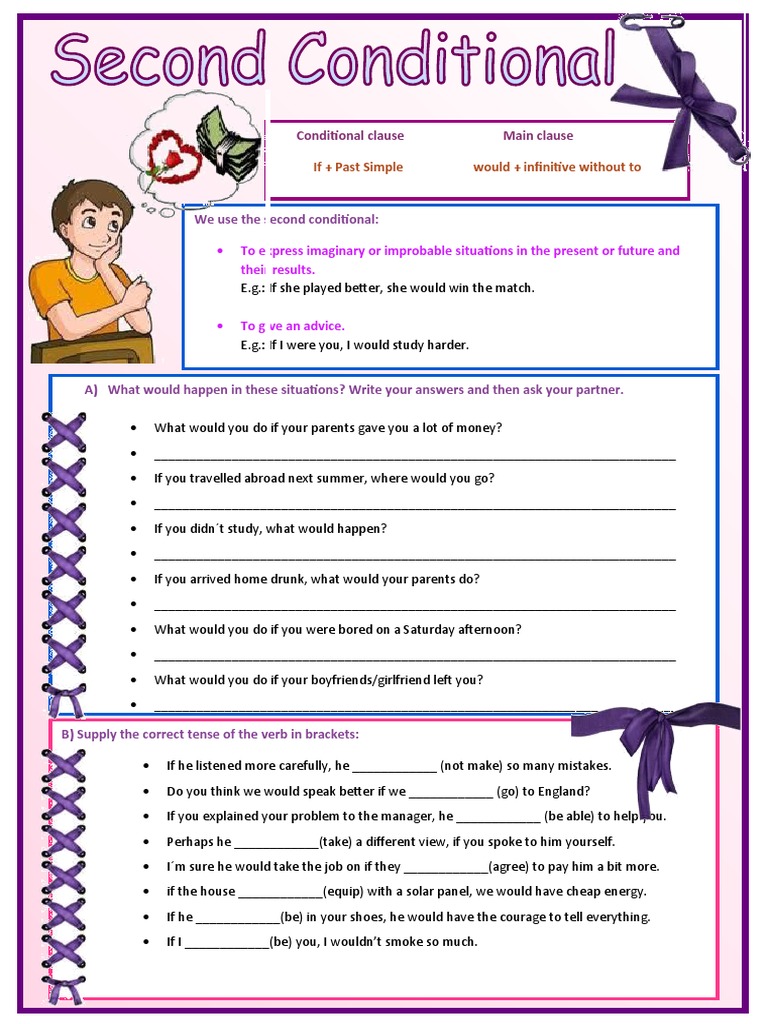 Second Conditional | Download Free PDF | Grammar | Syntax