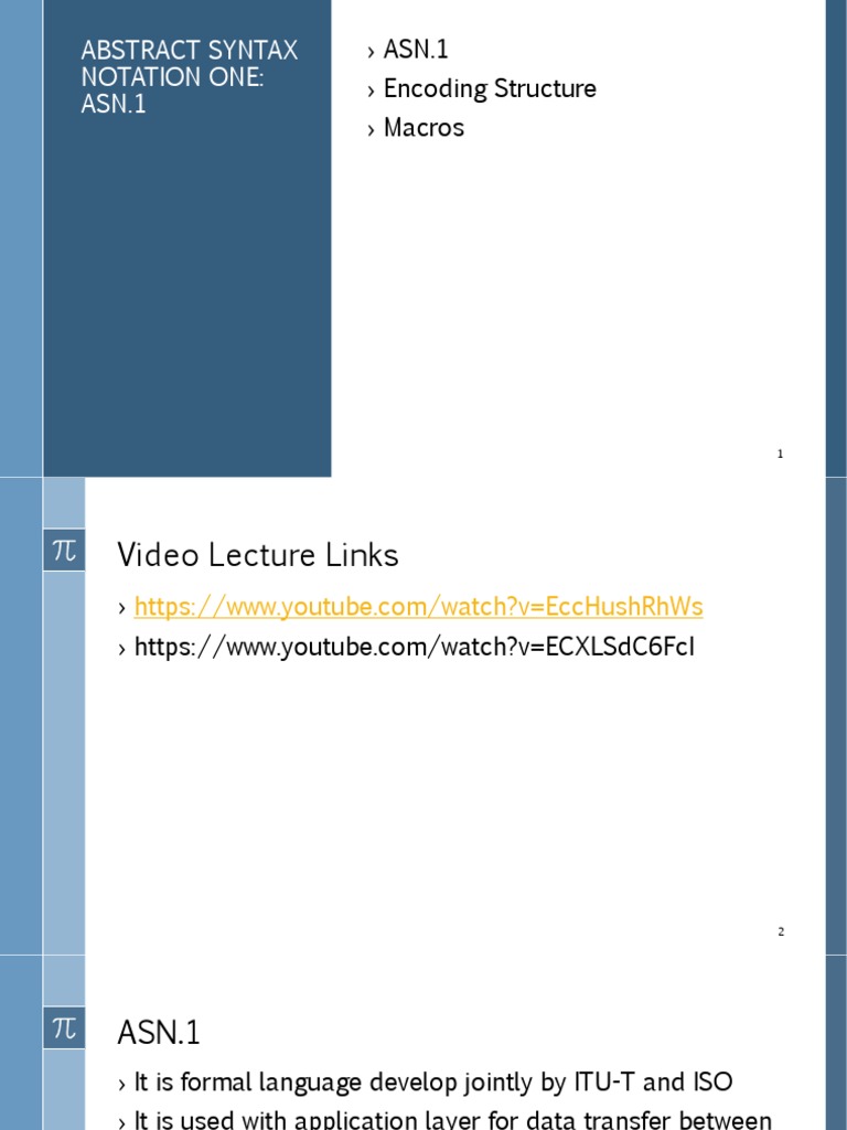 Abstract Syntax Notation One | Download Free PDF | Data Type | Computer ...