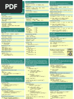Beginners Python Cheat Sheet PCC All | PDF | Control Flow | Filename