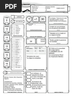 D&D 5e - Hoja de Personaje Editable | PDF | Juegos de rol