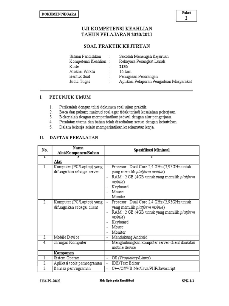 Soal Ujikom 2020-2021 | PDF | Seni