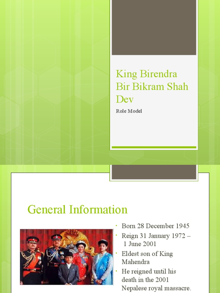 Birendra Bir Bikram Shah | PDF | Royalties | Nepal