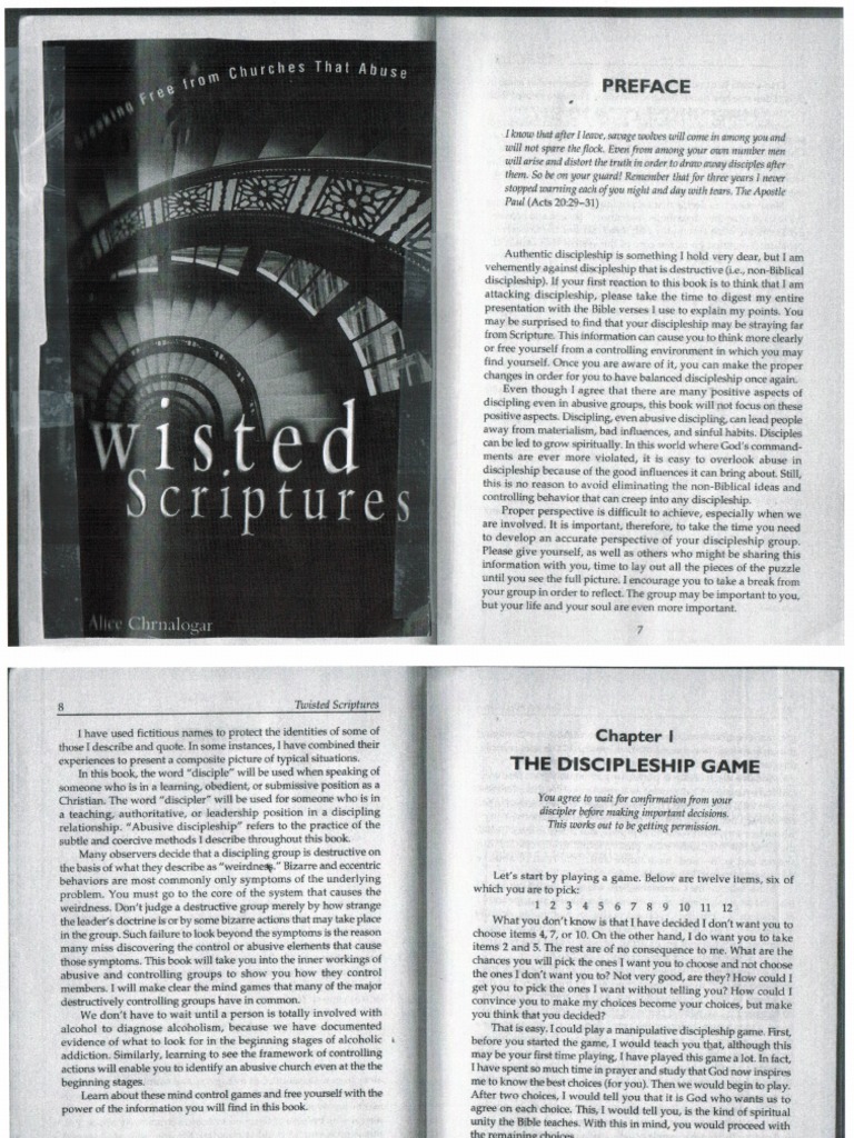 Twisted Scriptures 1997 Chapters 1-4 | PDF