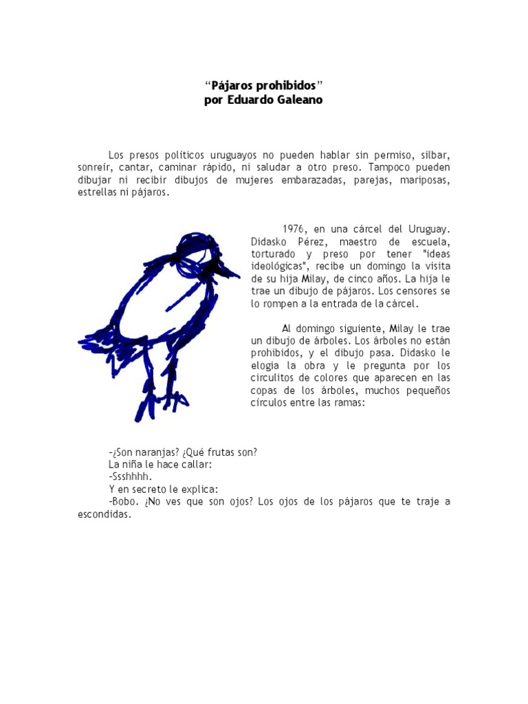 CUENTO Pájaros+Prohibidos - PDF 880940333 | PDF