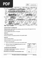 LGCSE Physical Science Paper 1 | PDF | Atoms | Metals