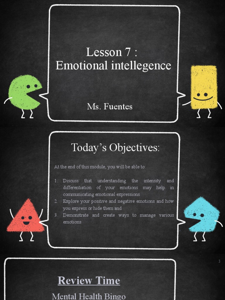 Emotional Intelligence Lesson 7 | PDF | Empathy | Emotions