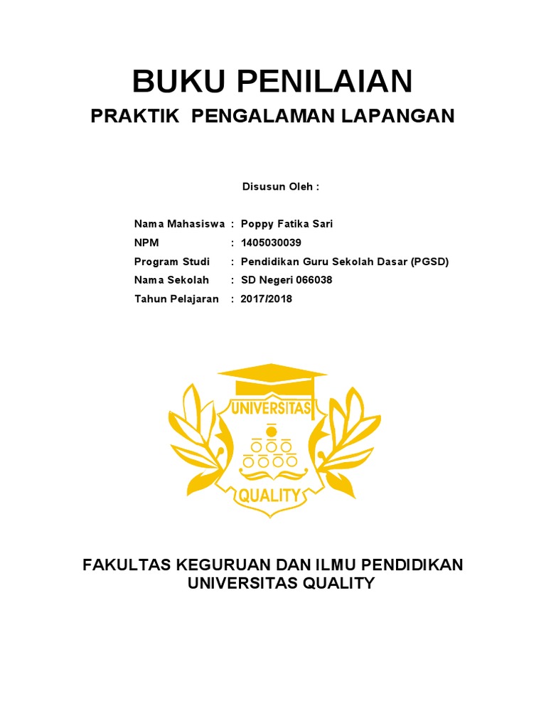 Contoh Laporan PPL | PDF