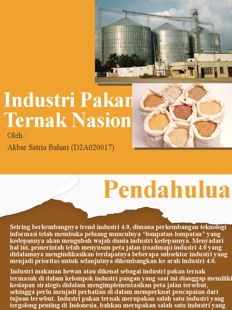 Perkembangan Industri Pakan Ternak | PDF
