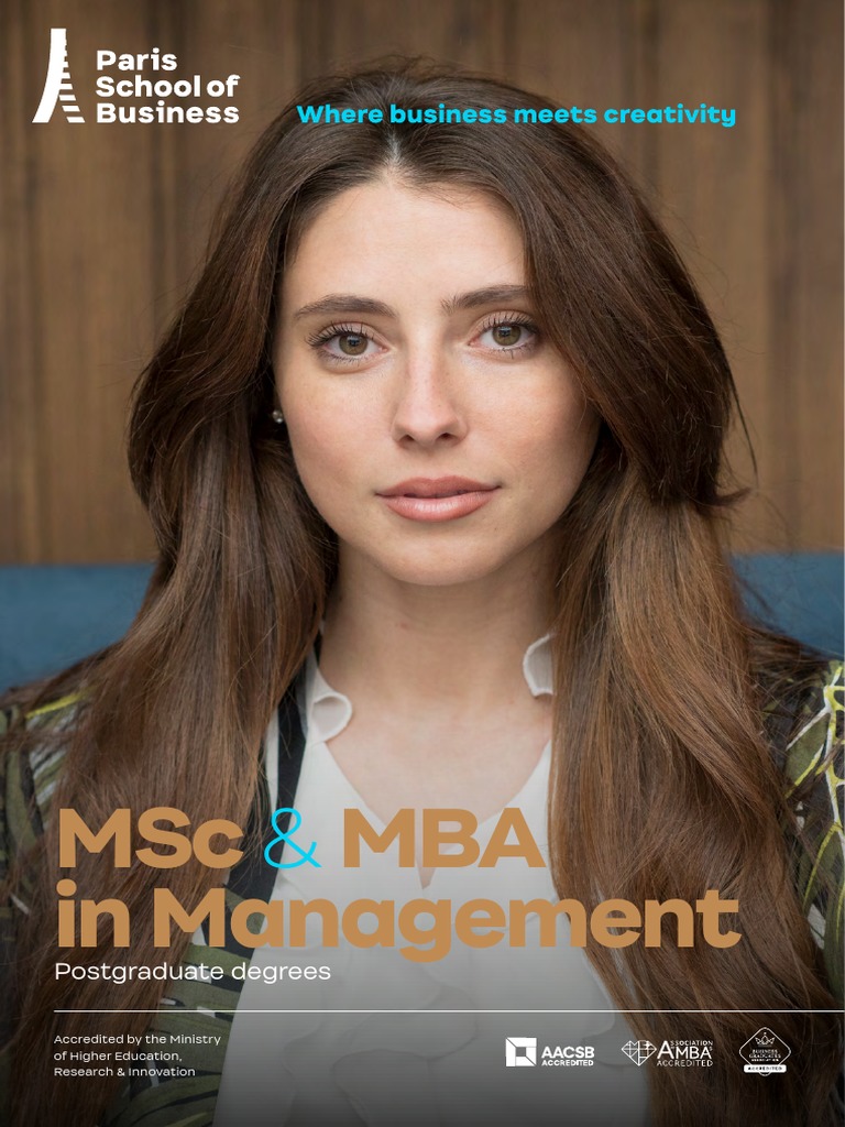 Brochures MSC & MBA - en | PDF | Master Of Business Administration ...