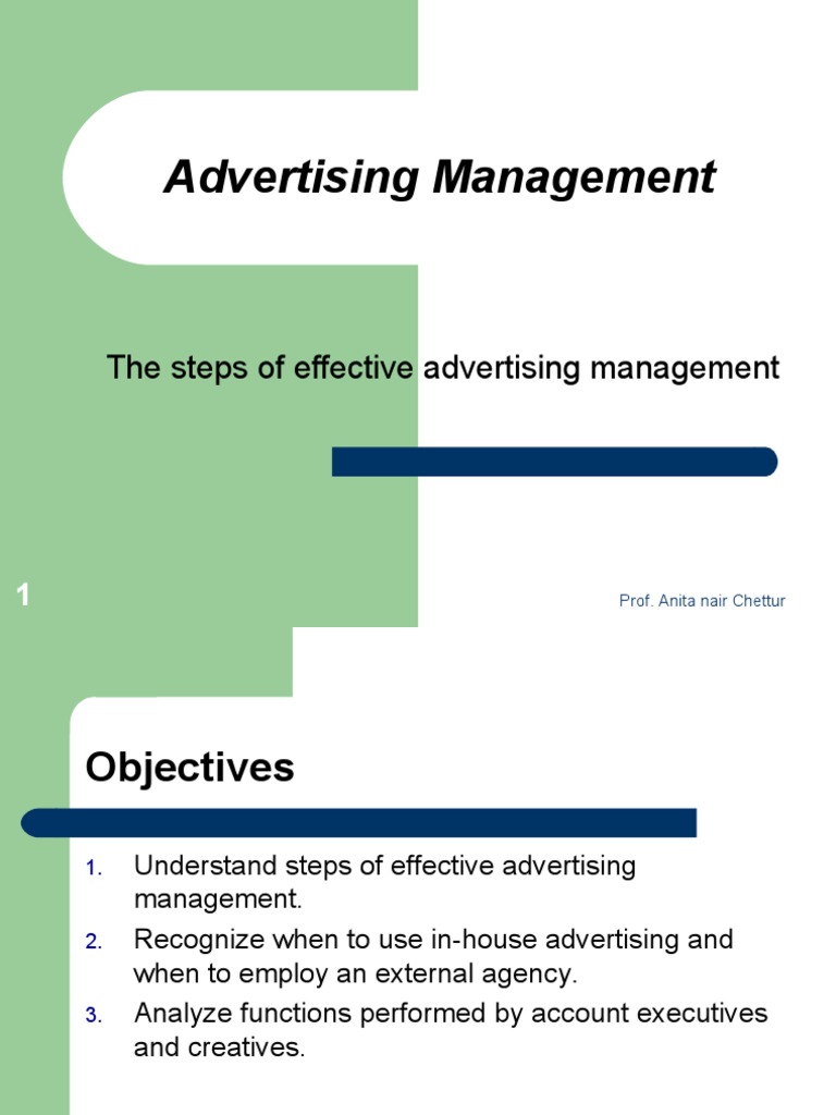 Advertising Management | PDF | Advertising | Marketing