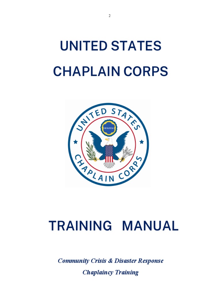 Uscc Official Training Manual | PDF | Chaplain | Minister (Christianity)