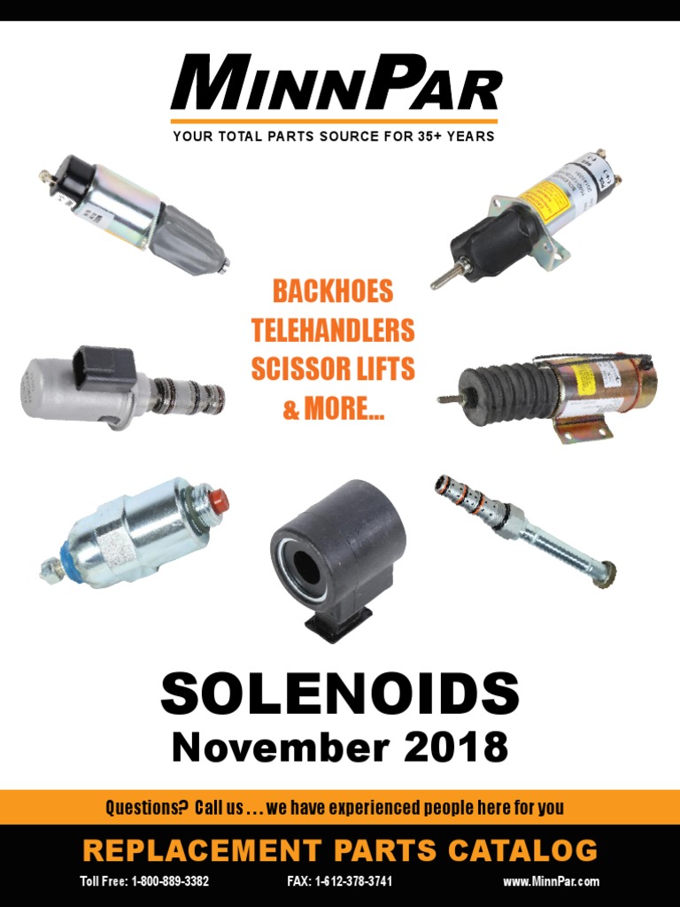 Solenoid Catalog Nov 2018 | PDF | Loader (Equipment) | Tractor