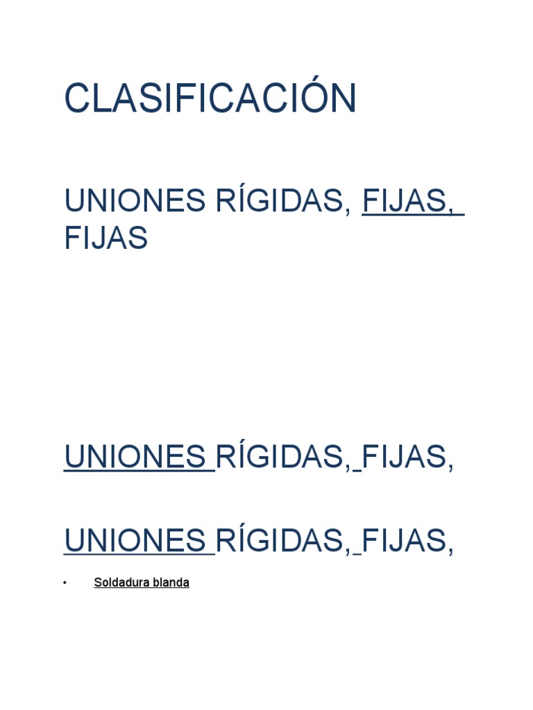 Clase 05 Uniones | PDF