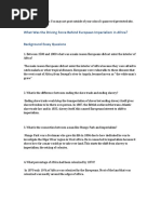 Imperialism DBQ | PDF