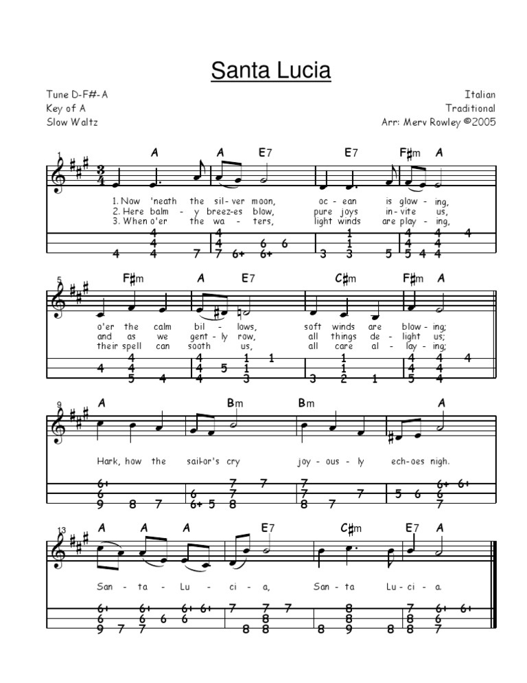 Santa Lucia | PDF