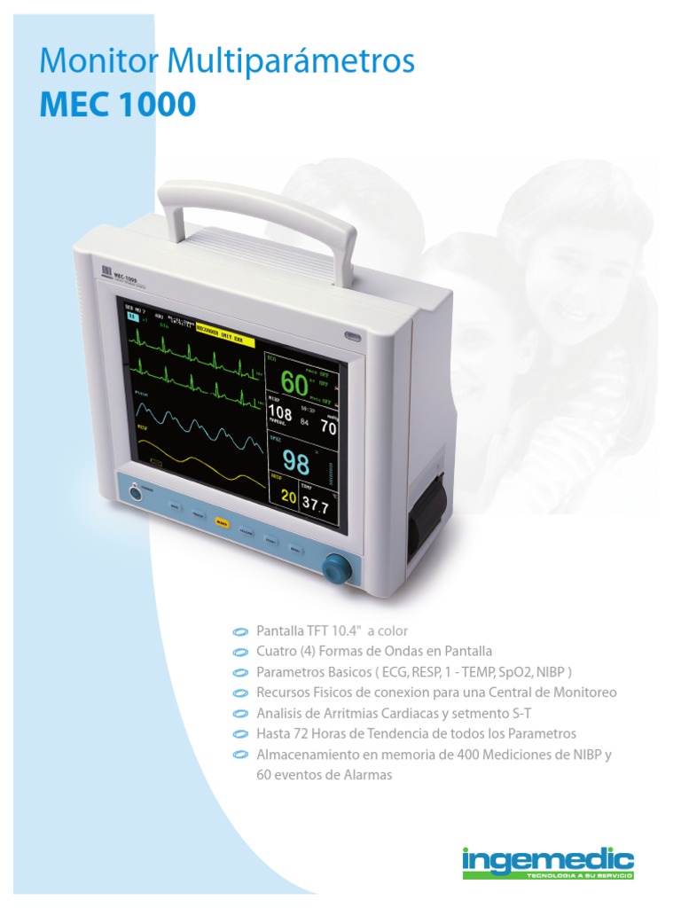 Mec 1000 | PDF | Presión sanguínea | Electrocardiografia