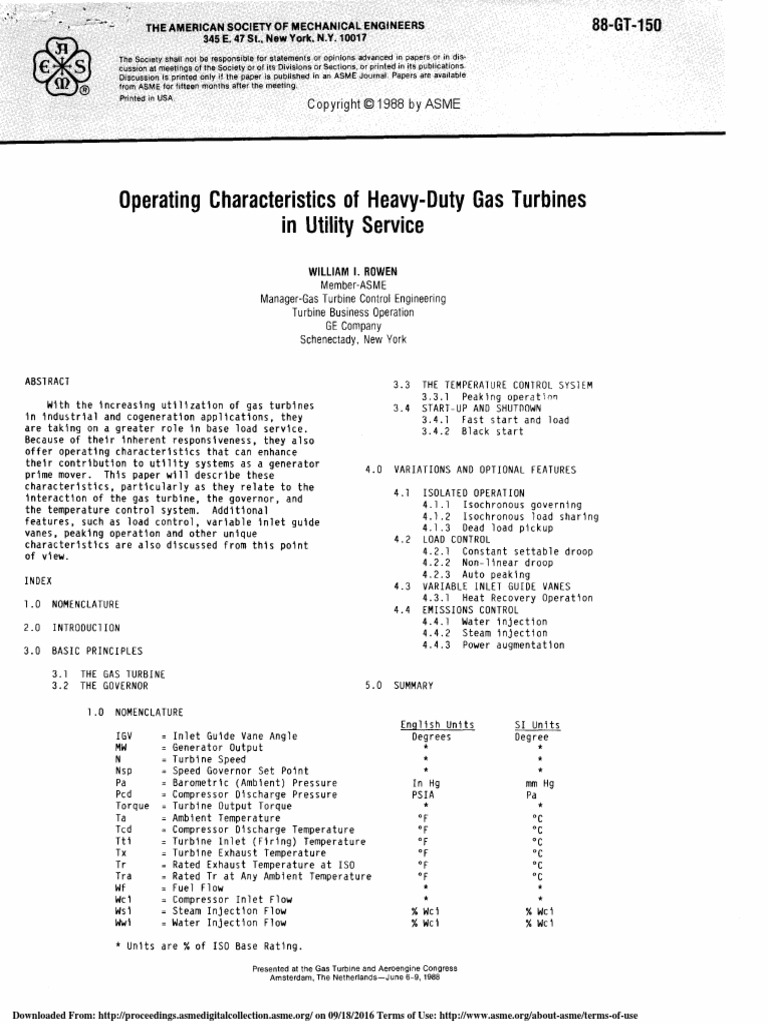 GT Control For Utility | PDF | Gas Turbine | Gases