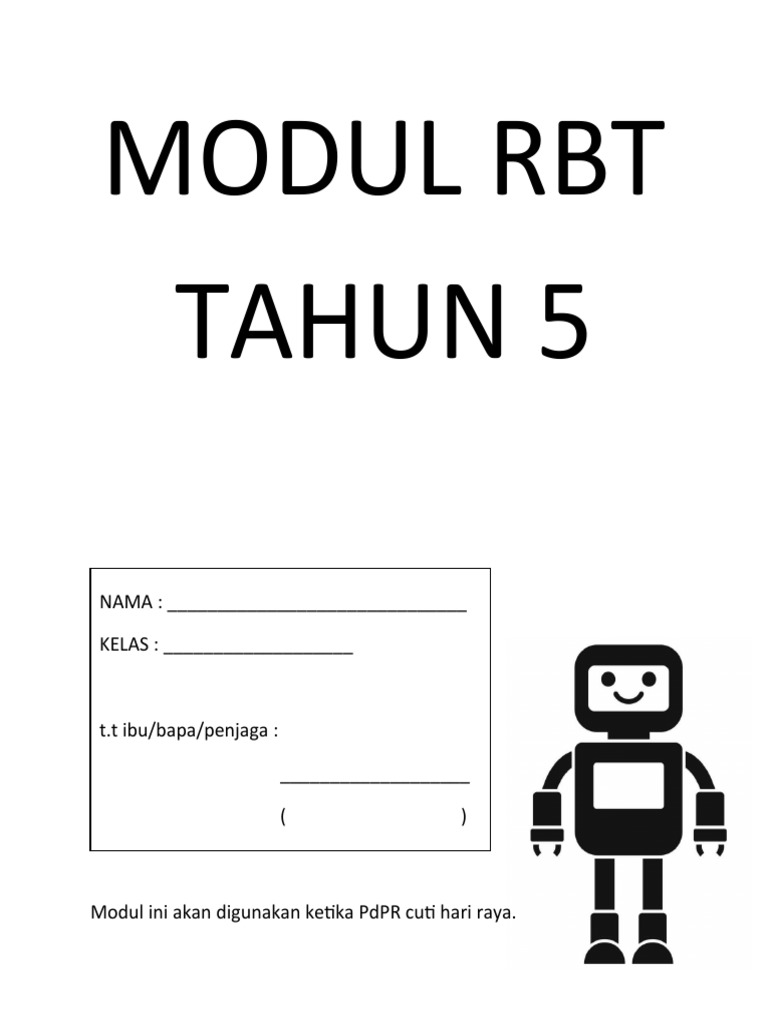 Modul RBT Tahun 5 | PDF | Sains & Matematika | Teknologi & Rekayasa