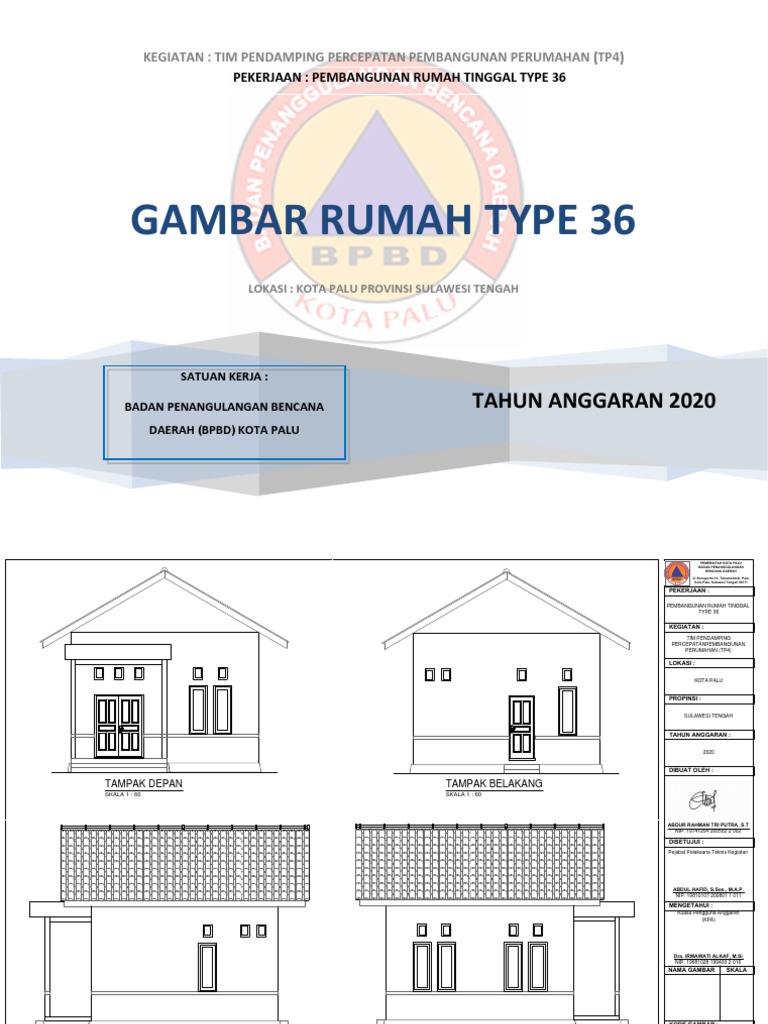 Gambar Rumah Tinggal Type 36 | PDF