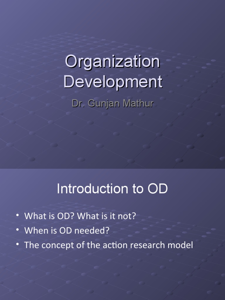 Organization Development | PDF | Organization Development | Cognition