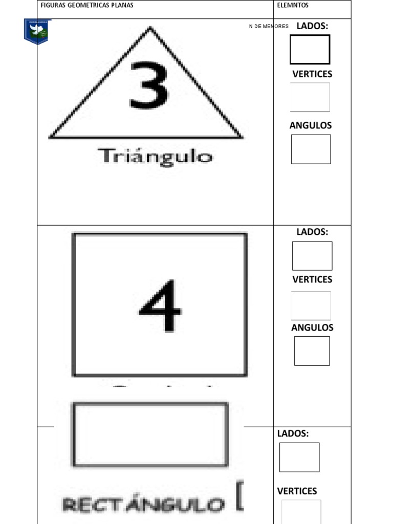 Actividad Figuras Geometricas Planas | PDF