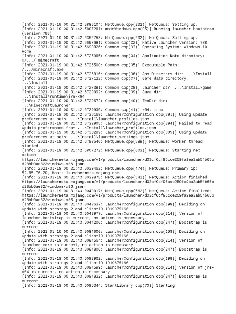 Launcher Log | PDF | Microsoft Software | Computer Architecture