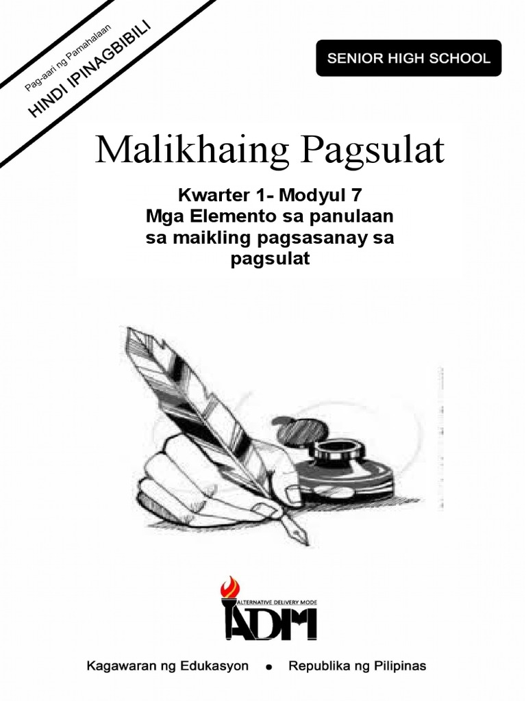 Malikhaing Pagsulat-Q1-M7-JeanJo | PDF
