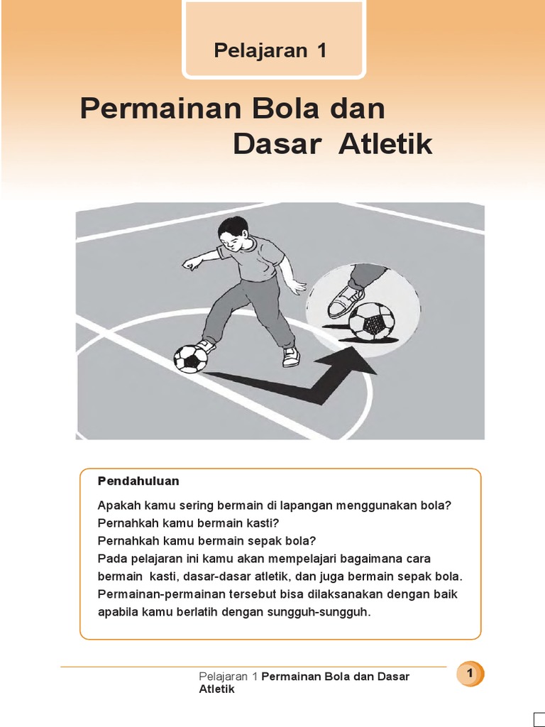 Pelajaran 1 Permainan Bola Dan Dasar Atletik | PDF | Olahraga & Rekreasi