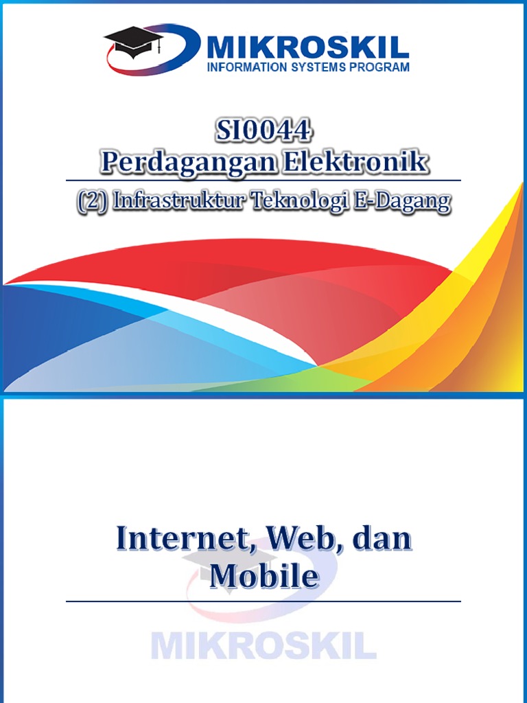 M04-TM-Infrastruktur Teknologi E-Dagang | PDF | Mobile App | Cloud Computing
