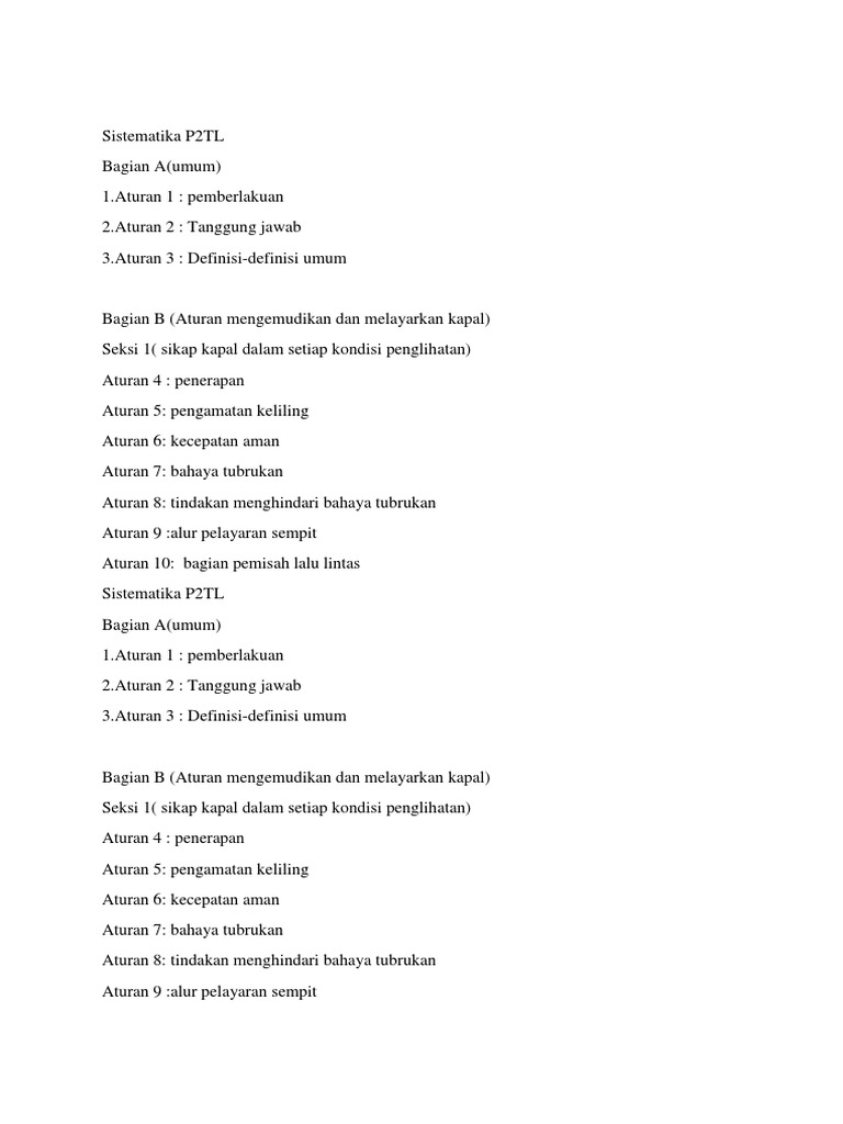 Sistematika P2TL | PDF | Sejarah