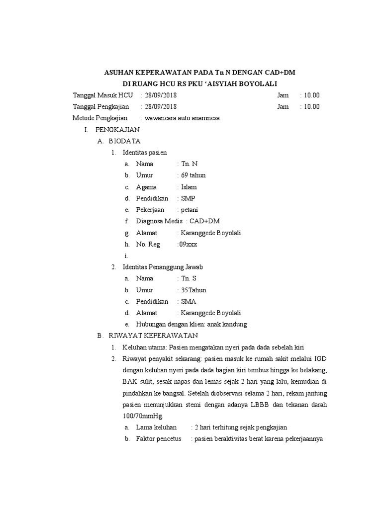 Revisi Askep Hcu | PDF