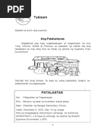 Sample NG Sulating Pangwakas Sa Filipino | PDF