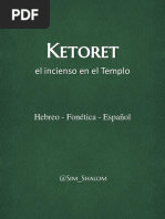 Oración del Ketoret en Español | PDF | Lenguas de Israel