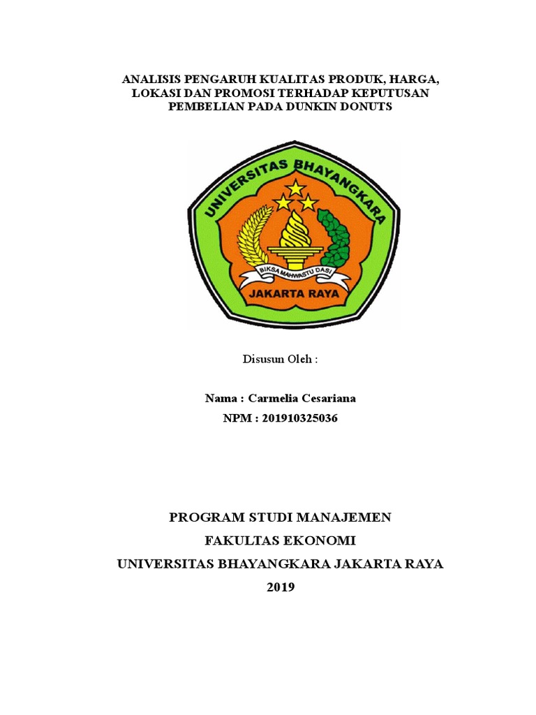 Proposal Donat | PDF | Bisnis