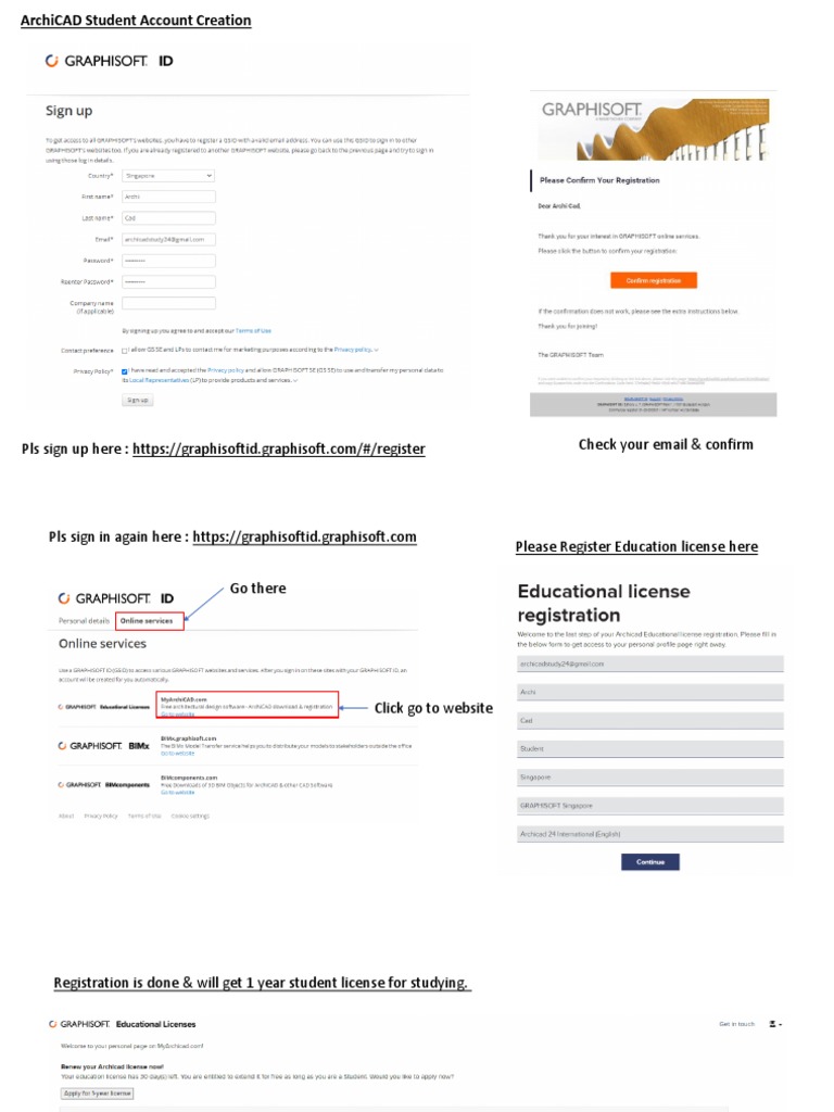 Archicad Student License & Basic Free Course Guide | PDF