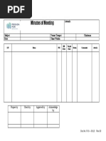 Matters Arising Template | PDF