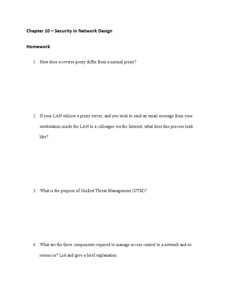 Chapter 10 Homework | PDF