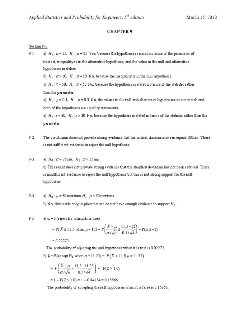 C09 | PDF | Statistical Significance | P Value