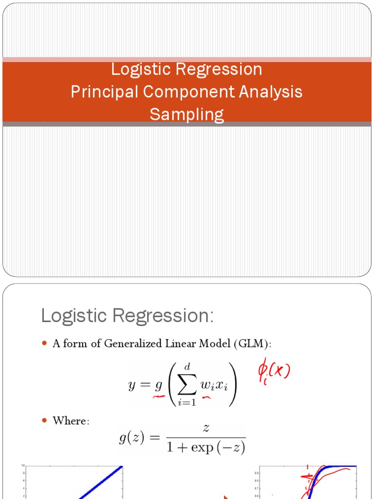Logistic Regression Principal Component Analysis Sampling | PDF | Principal Component Analysis ...
