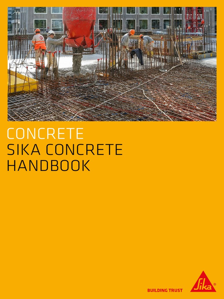 Glo Sika Concrete Handbook | PDF | Concrete | Life Cycle Assessment