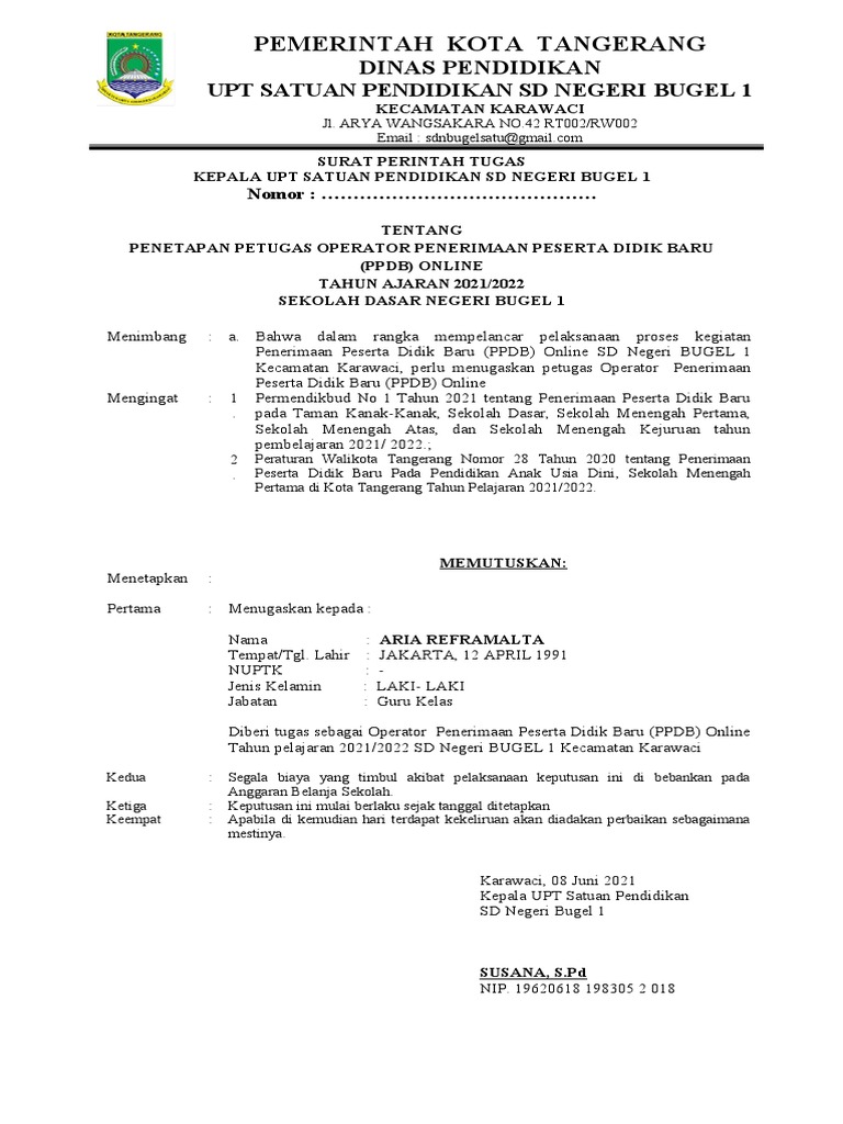 SK Operator PPDB 2021 - 2022..... | PDF