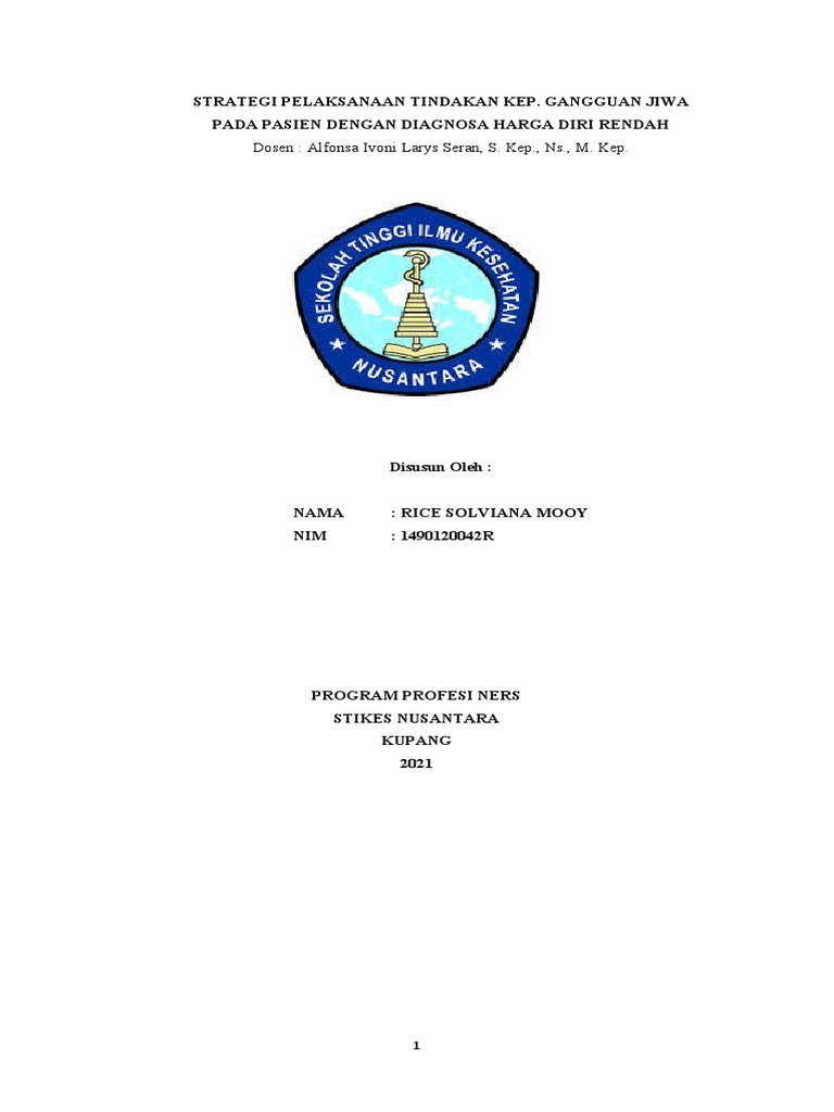 SP Harga Diri Rendah | PDF